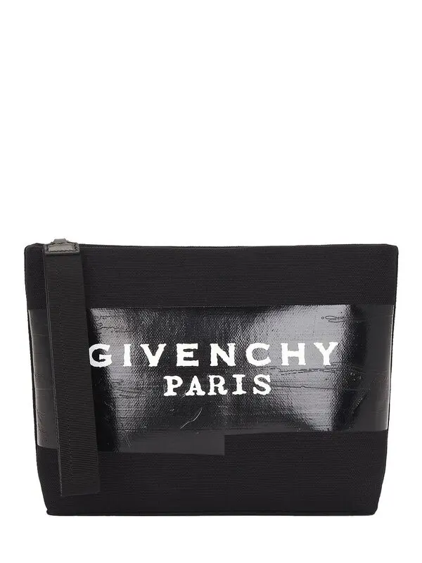 Givenchy Logo Pouch - Black