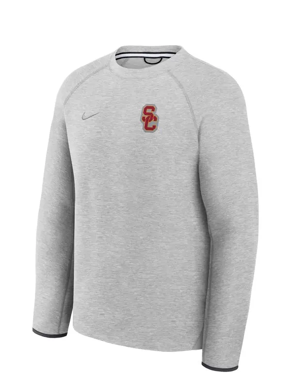 Nike Usc Tech Fleece College Pullover Crew - Grey