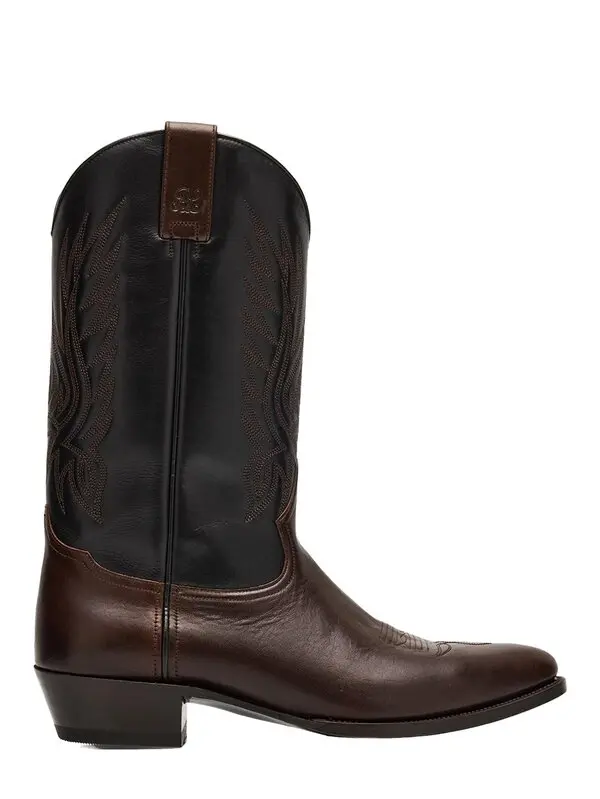 Ralph Lauren Western Leather Boots - Brown