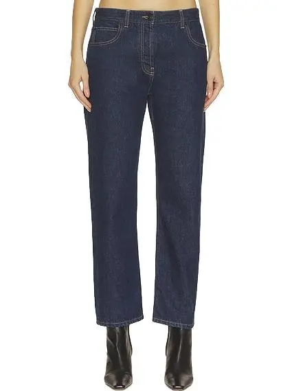 THE ROW Riaco Straight Leg Jeans - Indigo