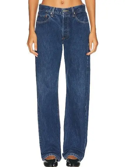 ALIGRACE Brigette Baggy Jeans - Medium Dark