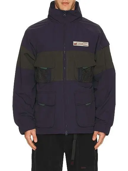 BRAIN DEAD Paneled Snow Jacket - Navy