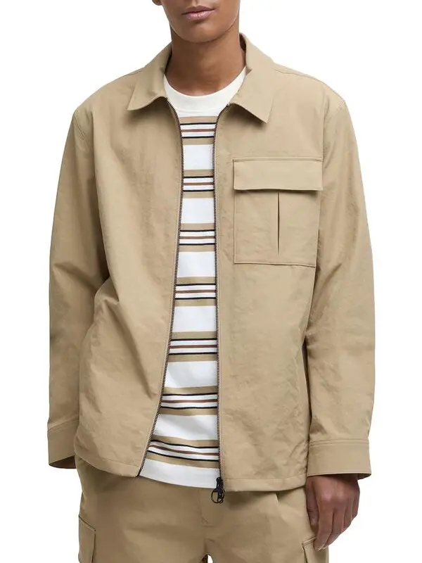 Barbour Bellman Zip-up Overshirt - Trench