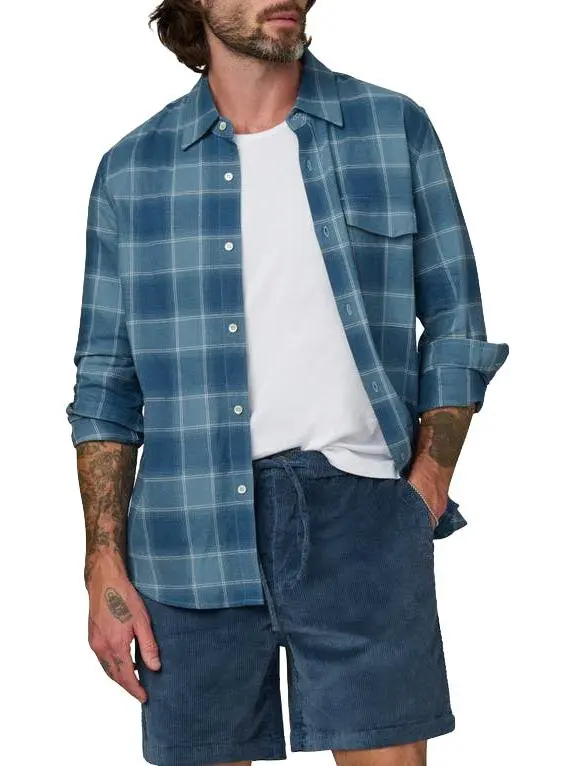 Joe's Jeans The Reynolds Plaid Button-up Shirt - Bluefin Plaid