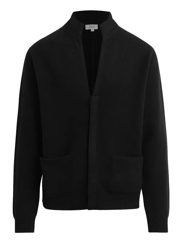 Joe's Jeans Modern Collared Merino Wool Cardigan - Black