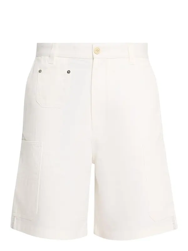 Givenchy Denim Carpenter Shorts - 100-white