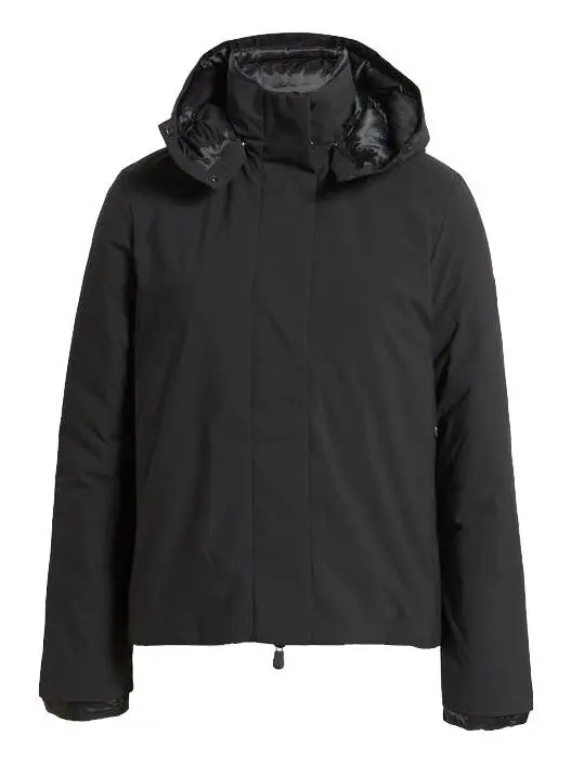 SAVE THE DUCK Elaine Waterproof Hooded Jacket - Black