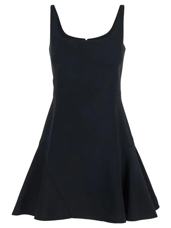 Givenchy Mini Dress With Flared Skirt - Black