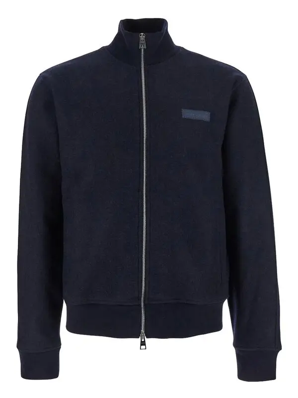 Givenchy Jacket With Logo Patch - Blue