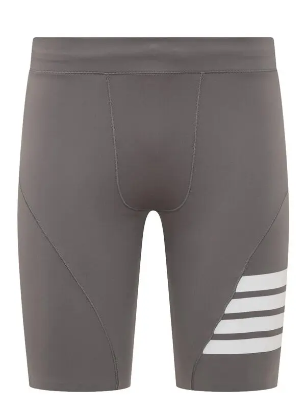 Thom Browne Elasticized Compression Shorts - Grey