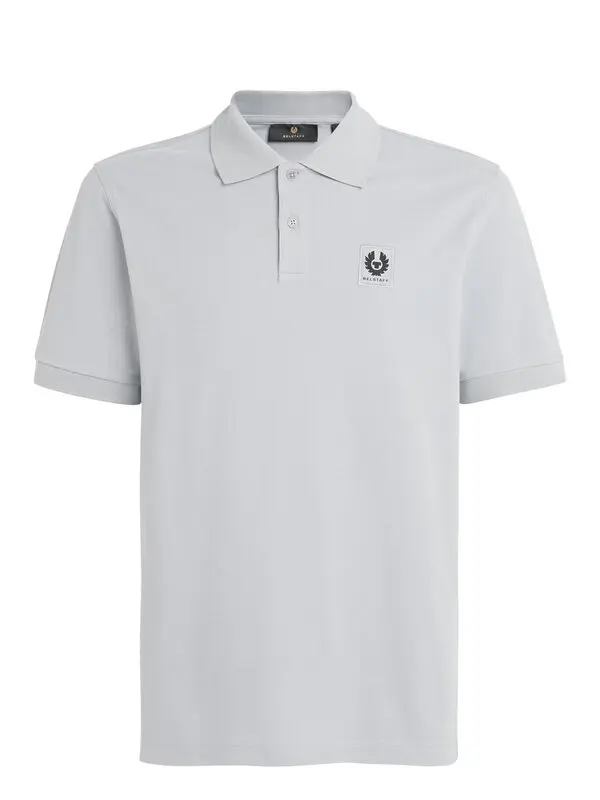 Belstaff Cotton Logo Polo Shirt - Blue