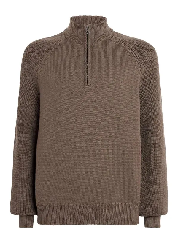 Belstaff Merino Wool Aspect Sweater - Brown