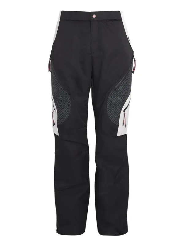 Casablanca Ripstop Down Cargo Ski Trousers - Black