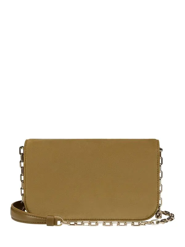 CHRISTIAN LOUBOUTIN Paloma Small Suede Clutch - Brown