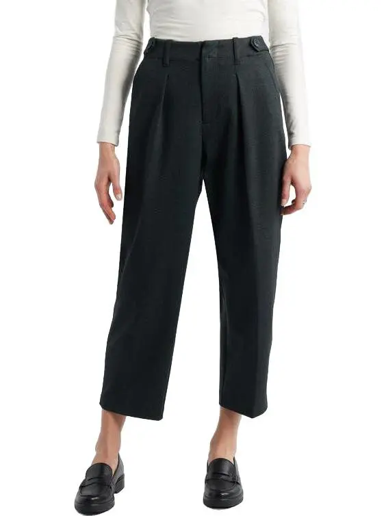 LIVERPOOL High Waist Ankle Trousers - Smokey Charcoal Herring