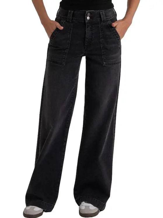 Kut From The Kloth Jodi High Waist Straight Leg Utility Jeans - Aware
