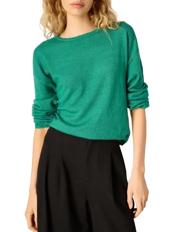 Cami Nyc Leith Merino Wool Crewneck - Verdant