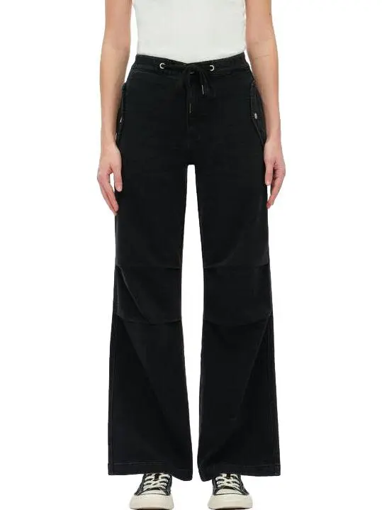 BAYEAS High-waist Wide Leg Jeans - Black