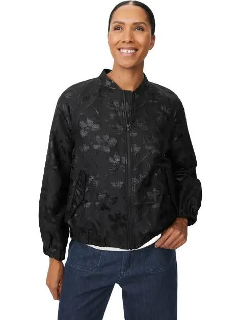 MASAI COPENHAGEN Majossana Jacquard Bomber Jacket - Black