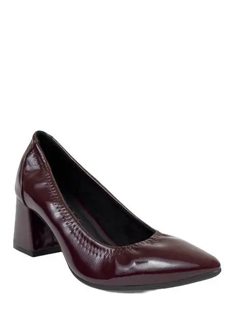 Aerosoles Elisea Pointed Toe Pumps - Merlot Crinkle Patent