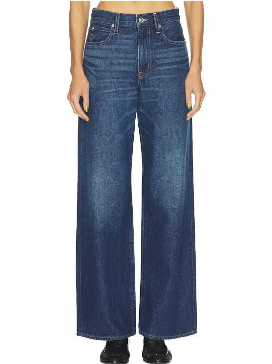 SLVRLAKE Selena Wide Leg Jeans - Lone Wanderer