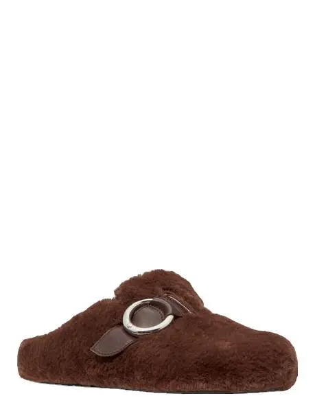 Kate Spade New York Halo Faux Fur Clog - Hot Fudge