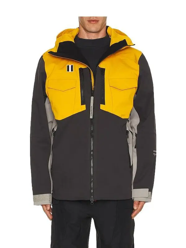 WHITESPACE 2l Insulated Cargo Jacket - Golden Yellow  Rock Ridge  & Phantom