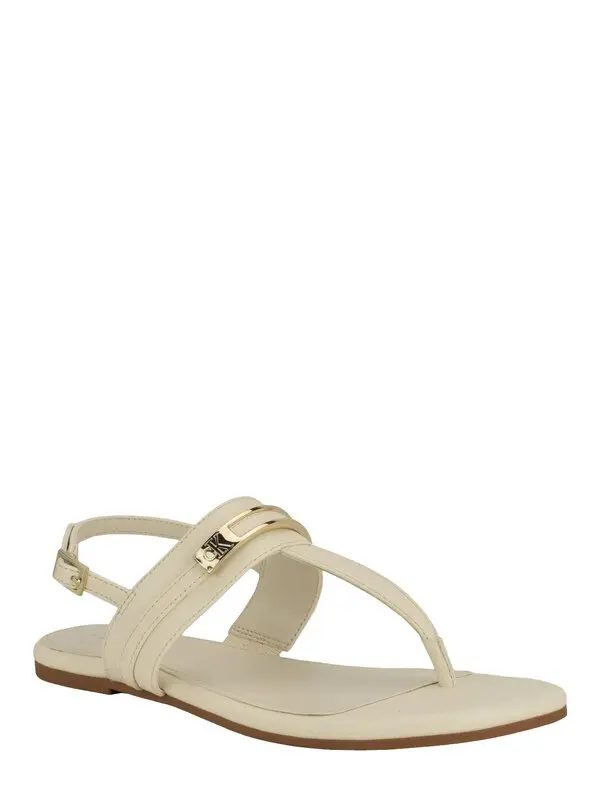 Calvin Klein Bettia Slingback Sandal - Ivory