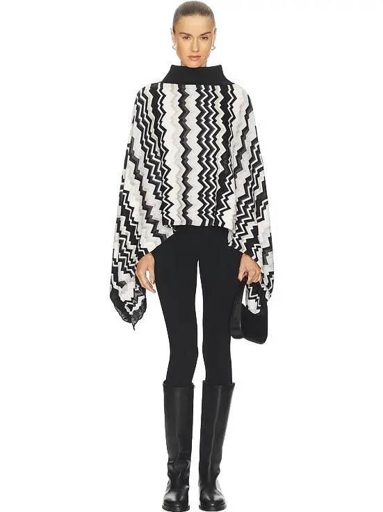 Missoni Poncho - Black