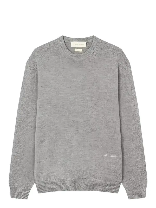 MAN ON THE BOON. Crew-neck Sweater - Grey