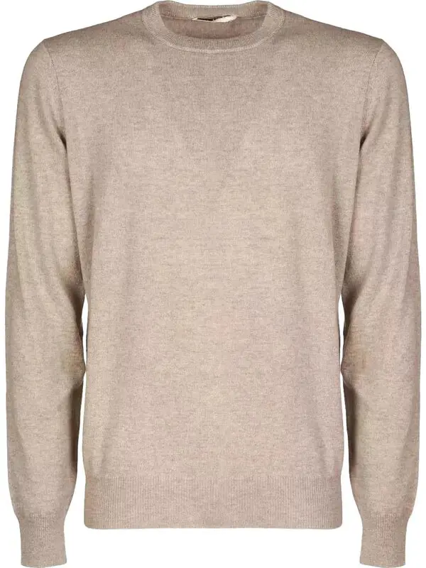 FILIPPO DE LAURENTIIS Crew Neck Sweater - Neutrals
