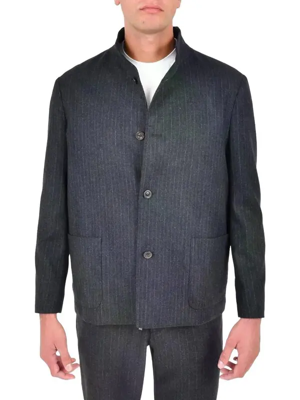 Boglioli Pinstripe K-jacket - Grey