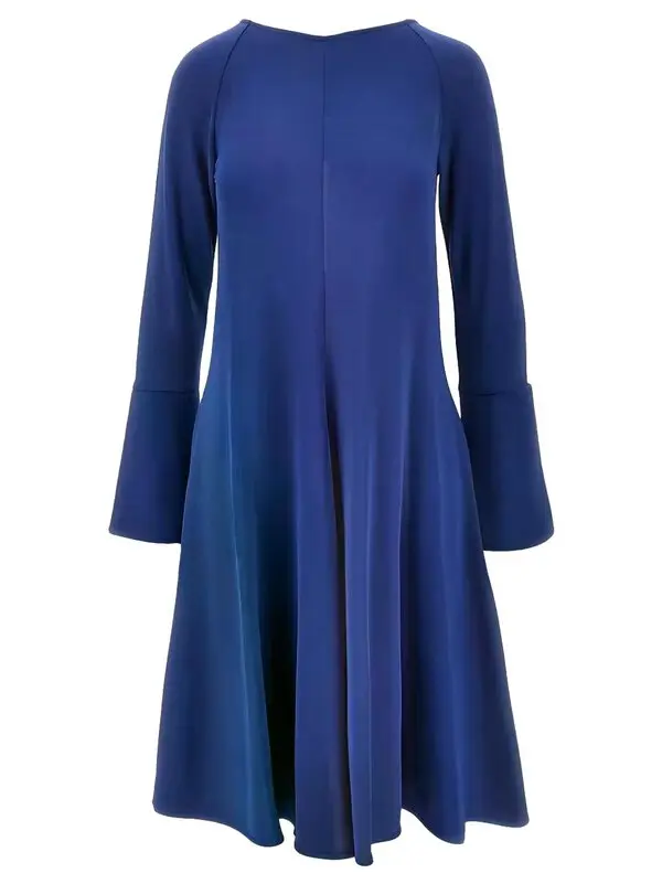 Emporio Armani Long-sleeve Flared Dress - Blue