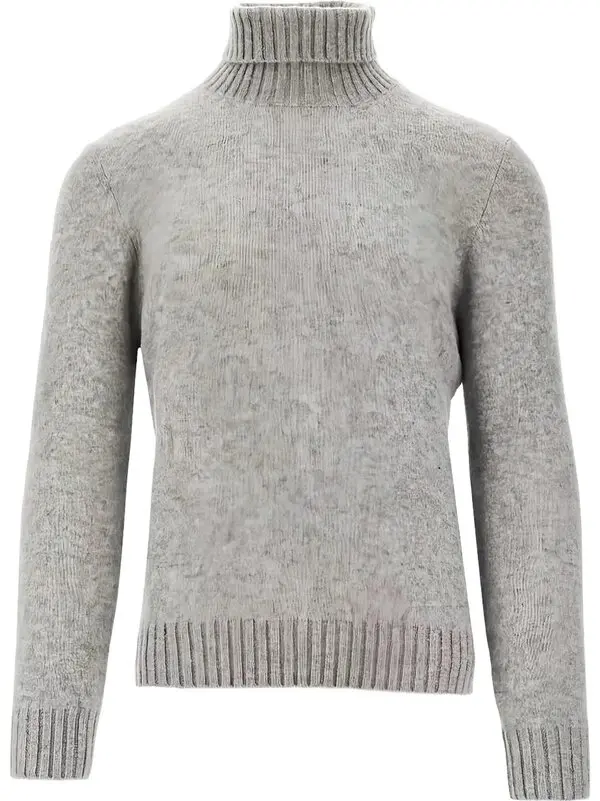 PIACENZA CASHMERE 1733 Roll-neck Sweater - Grey
