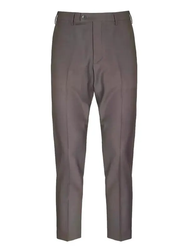 MICHAEL COAL Button-fastening Trousers - Grey