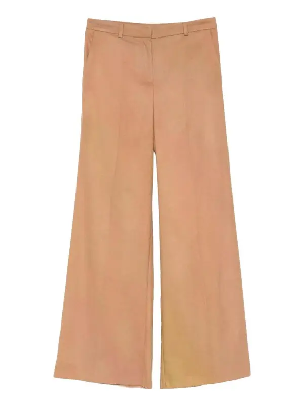 REWIND Wide Leg Pants - Brown