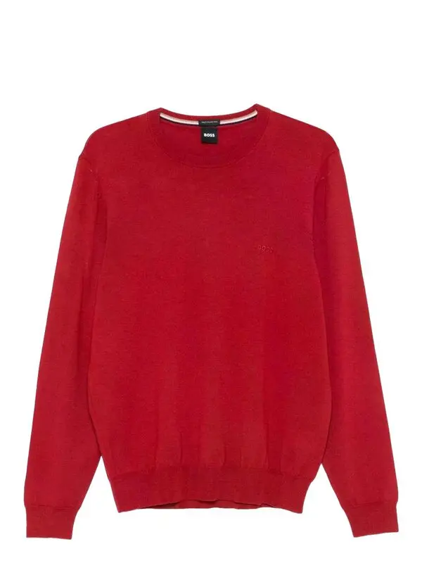 BOSS Crew Neck Sweater - Red