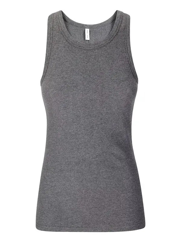 SAMSOE SAMSOE Alexo Ribbed Tank Top - Grey