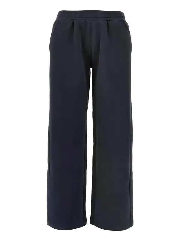 Emporio Armani Elasticated-waistband Trousers - Blue