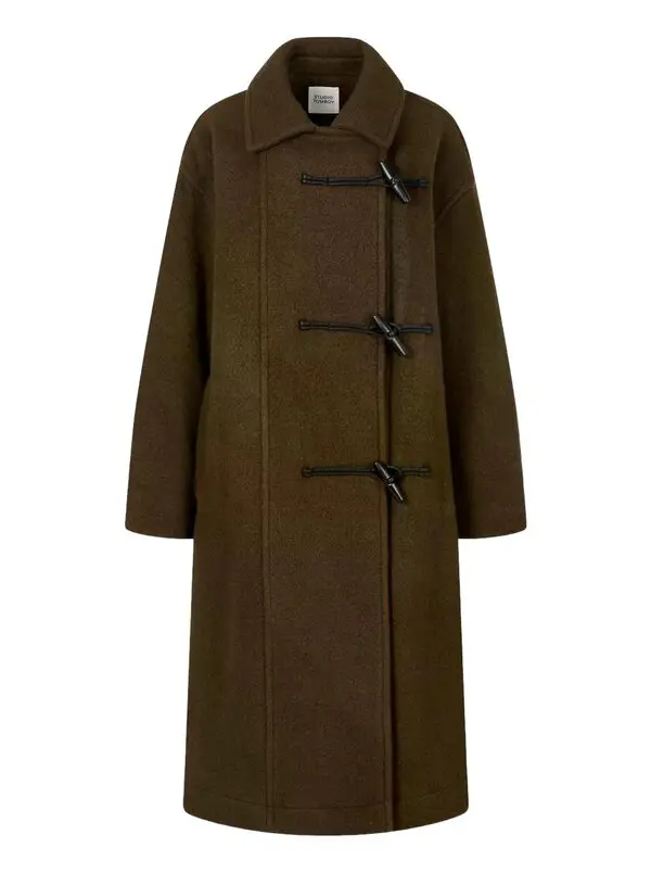 STUDIO TOMBOY Buttoned-cuffs Coat - Brown