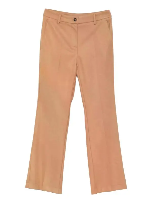 REWIND Button Trousers - Brown