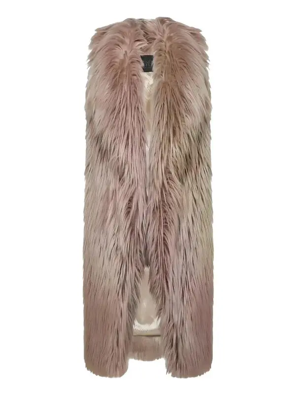 BB COUTURE Faux-fur Gilet - Neutrals