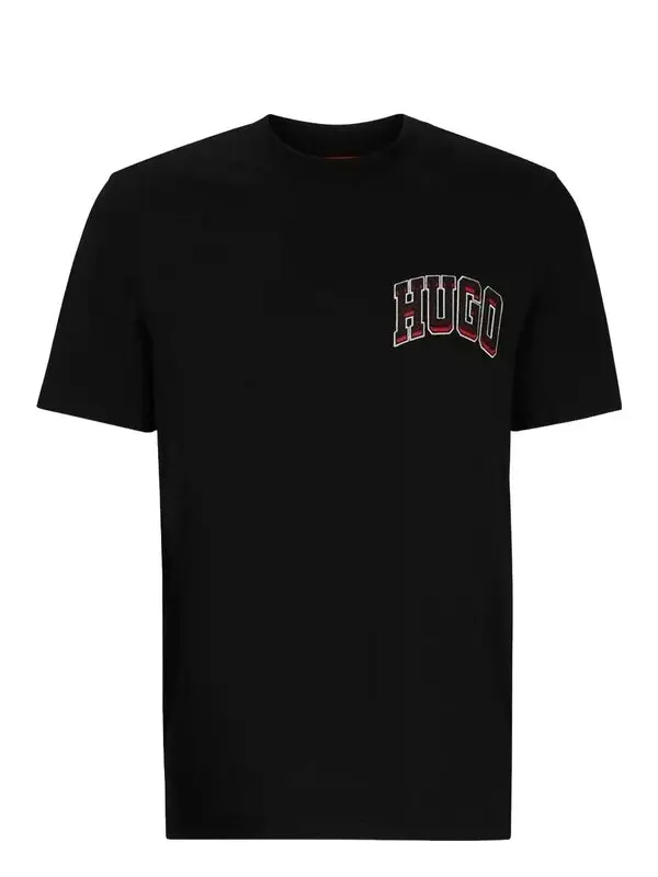 Hugo Logo-print T-shirt - Black