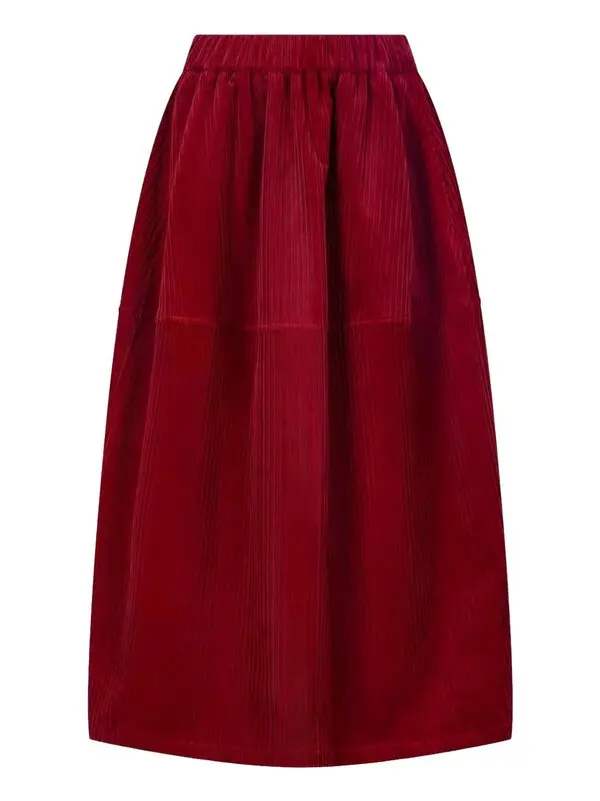 STUDIO TOMBOY Corduroy Balloon Skirt - Red