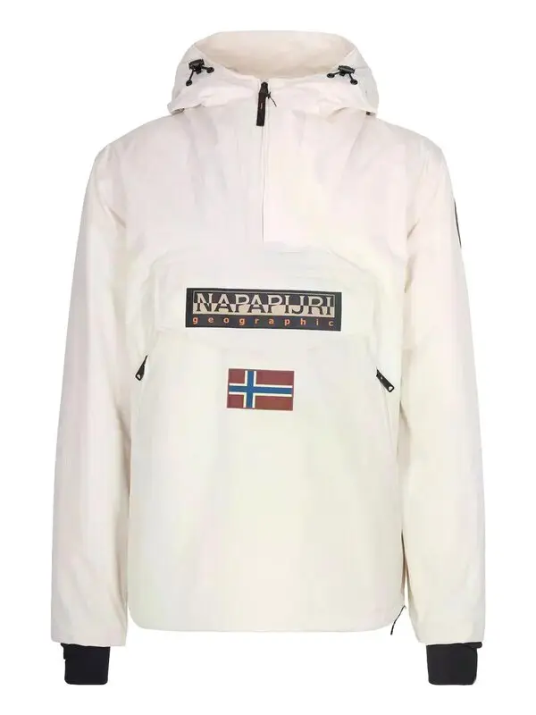 NAPAPIJRI Rainforest Ripstop Hooded Jacket - Neutrals