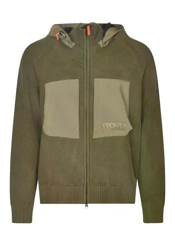 NAPAPIJRI Patch-pocket Zip Jacket - Green