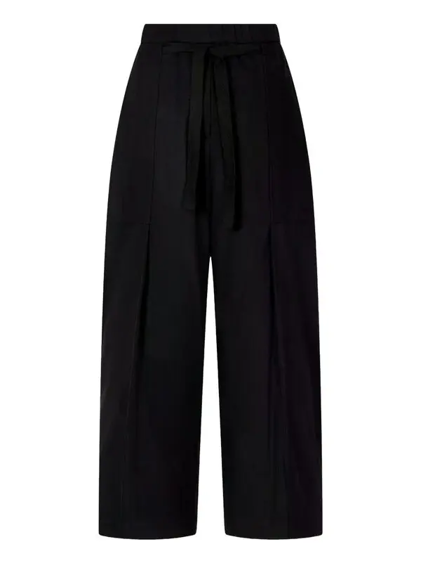 STUDIO TOMBOY Elasticated Wool Trousers - Black