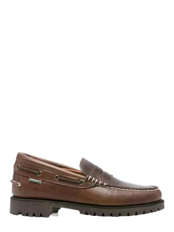SEBAGO Leather Loafers - Brown
