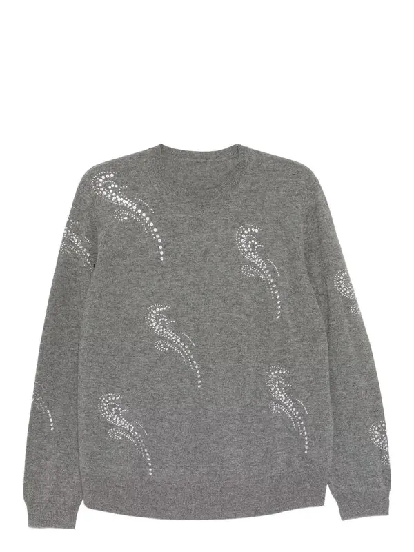 JNBY Crystal-embellished Sweater - Grey