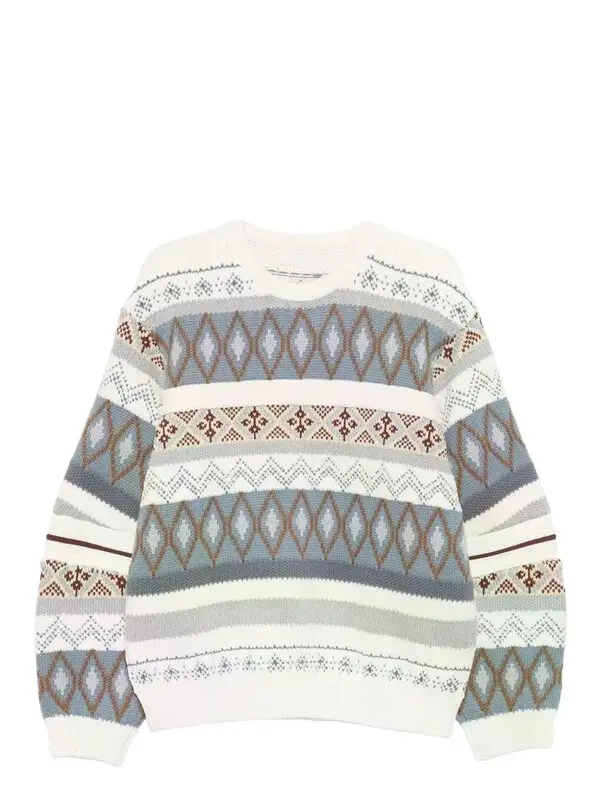CROQUIS Brocade Sweater - Neutrals